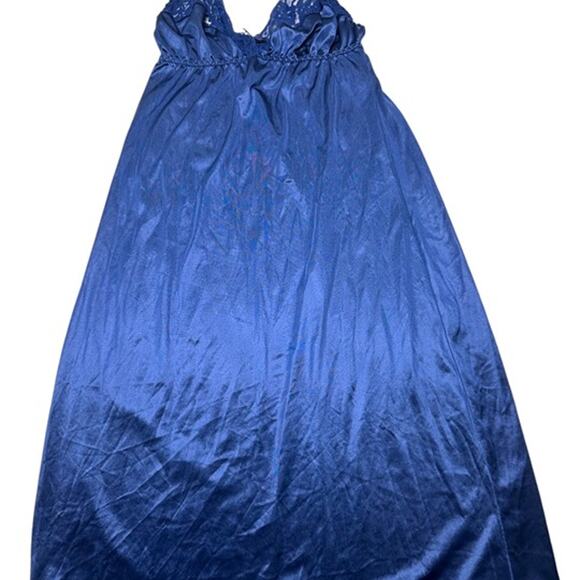 Sears | Intimates & Sleepwear | Vintage Sears Royal Blue Lace Long Slip ...